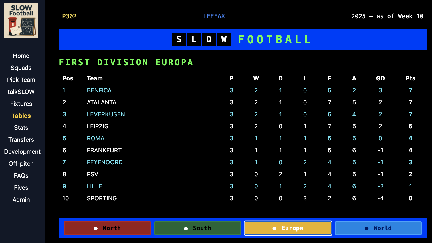 SLOW Football