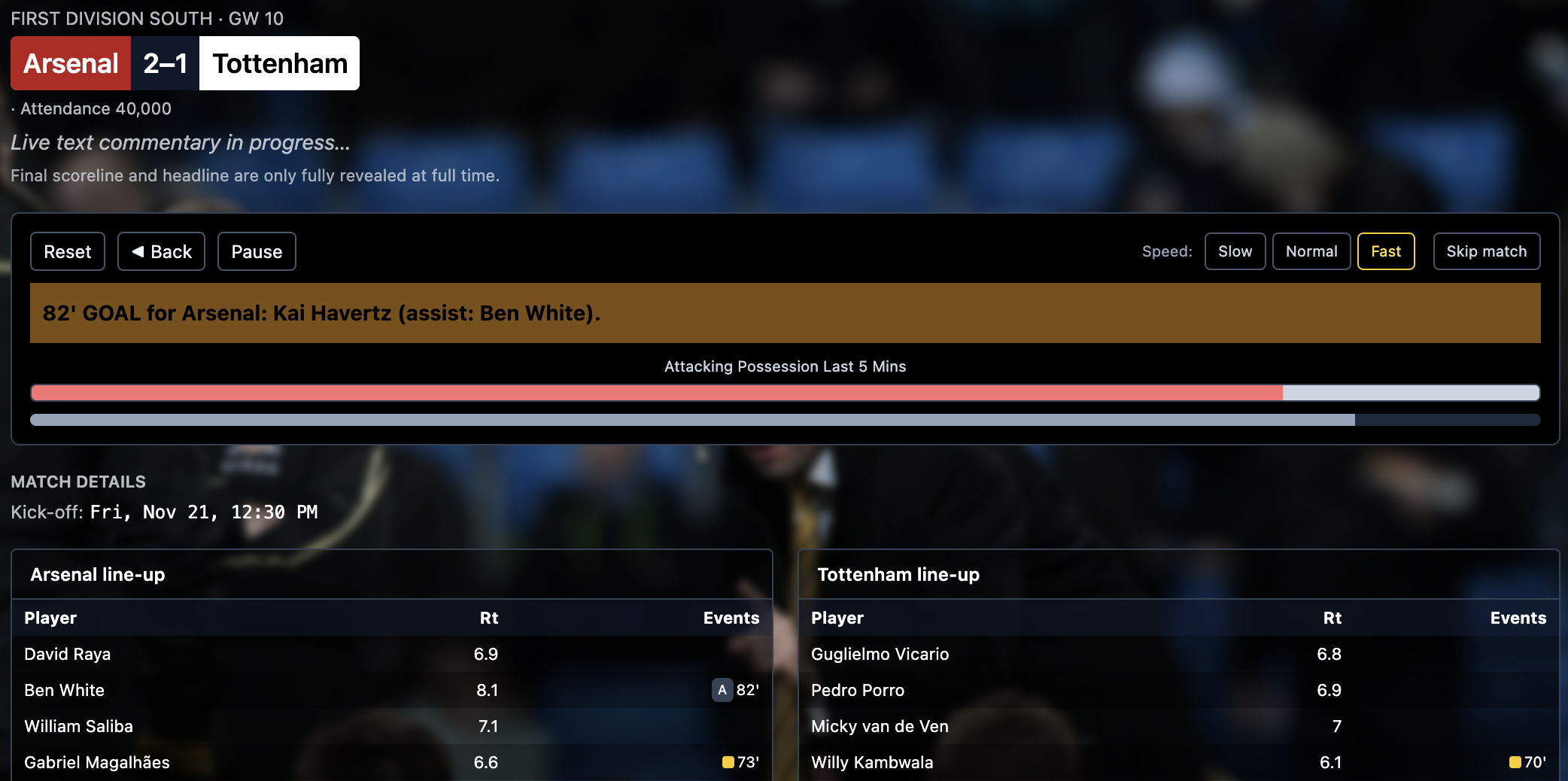SLOW Football
